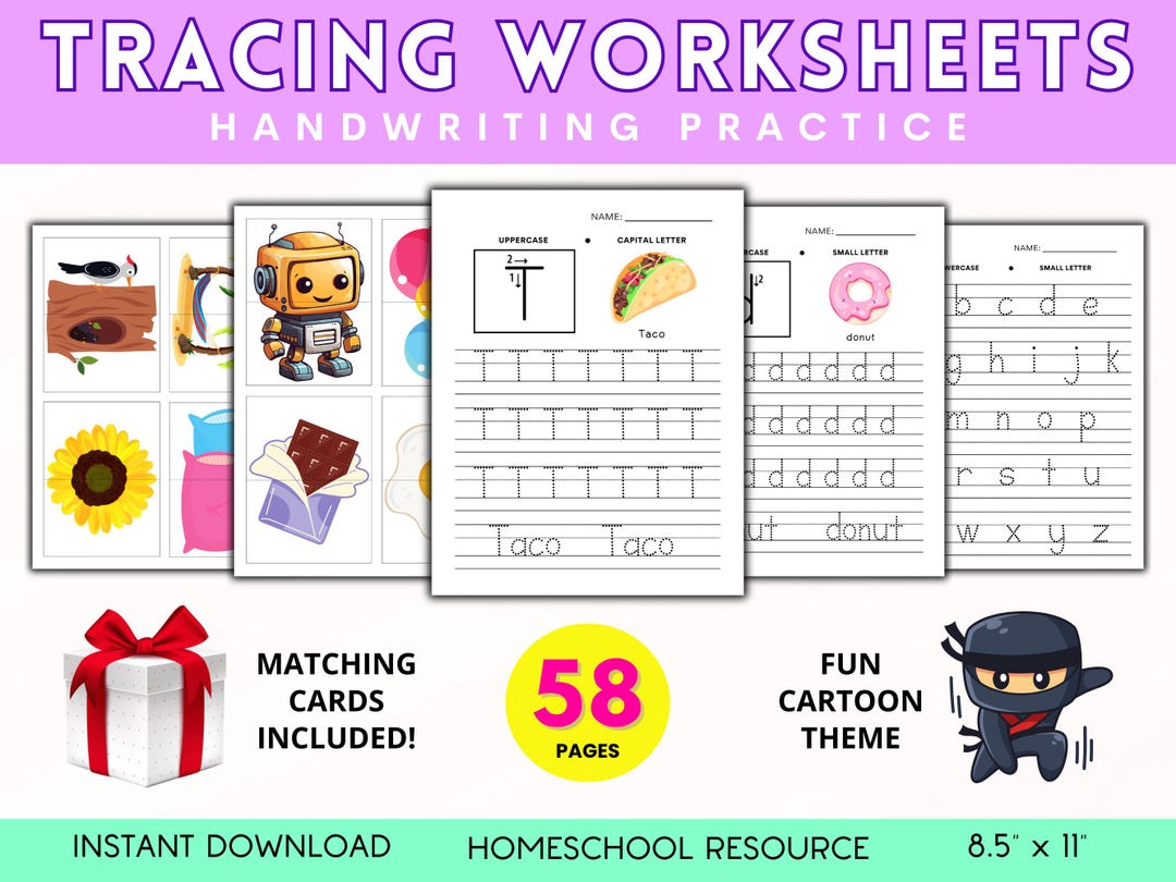 Handwriting Practice Kindergarten Worksheets, Kids Handwriting Practice ...