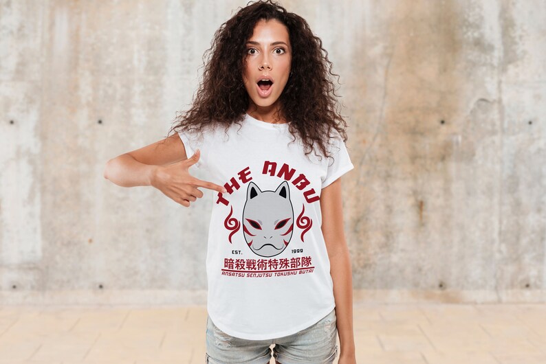 Anbu Mask Vintage Shirt Unisex, Anime Manga Shirt, Anime Lovers Shirt ...