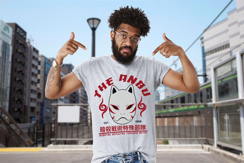 Anbu Mask Vintage Shirt Unisex, Anime Manga Shirt, Anime Lovers Shirt ...