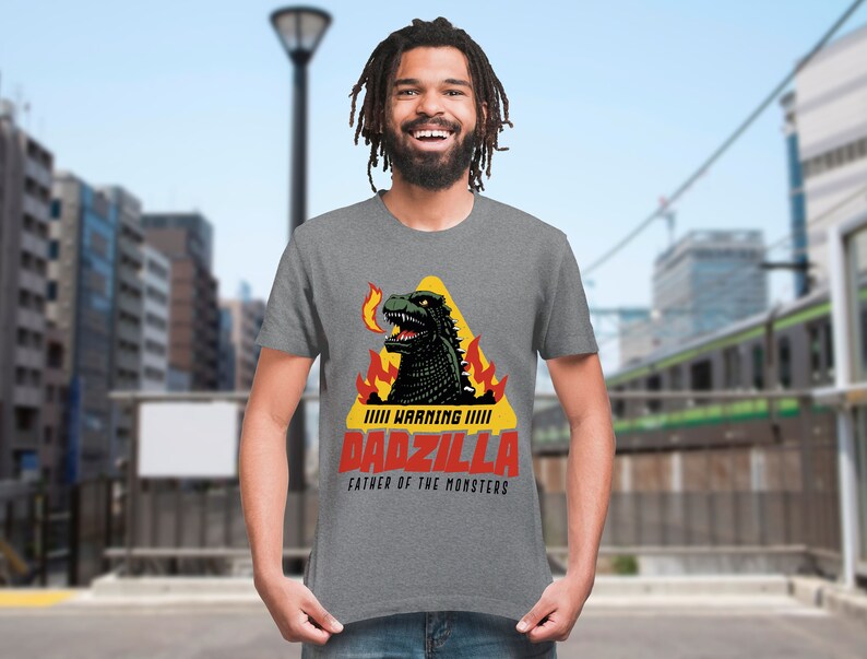 Dadzilla the Father of Monsters Shirt, Fun Dad Shirt Dadzilla, Father ...