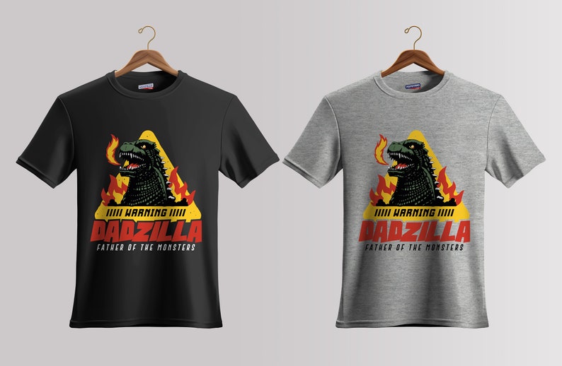 Dadzilla the Father of Monsters Shirt, Fun Dad Shirt Dadzilla, Father ...