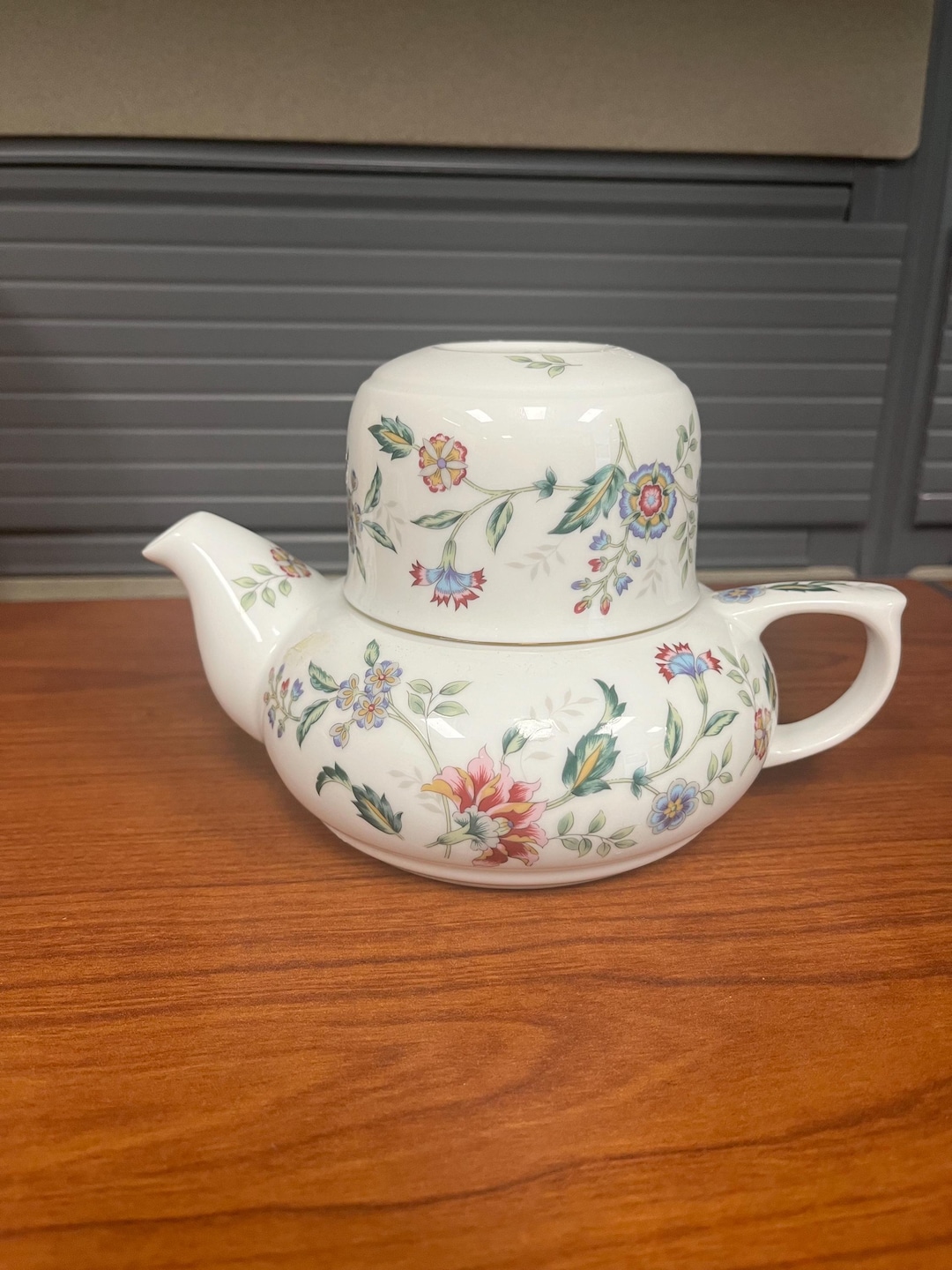 Andrea by Sadek Buckingham Floral Tea for One Set - Etsy