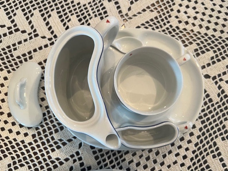 Vintage Rare 5 Pc. Aramis Porcelain Personal Tea/coffee Set Breakfast ...