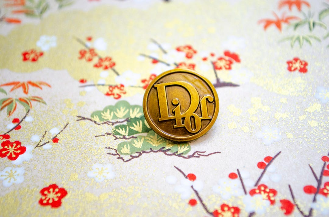Vintage Dior Bronze Metal Buttons - Etsy