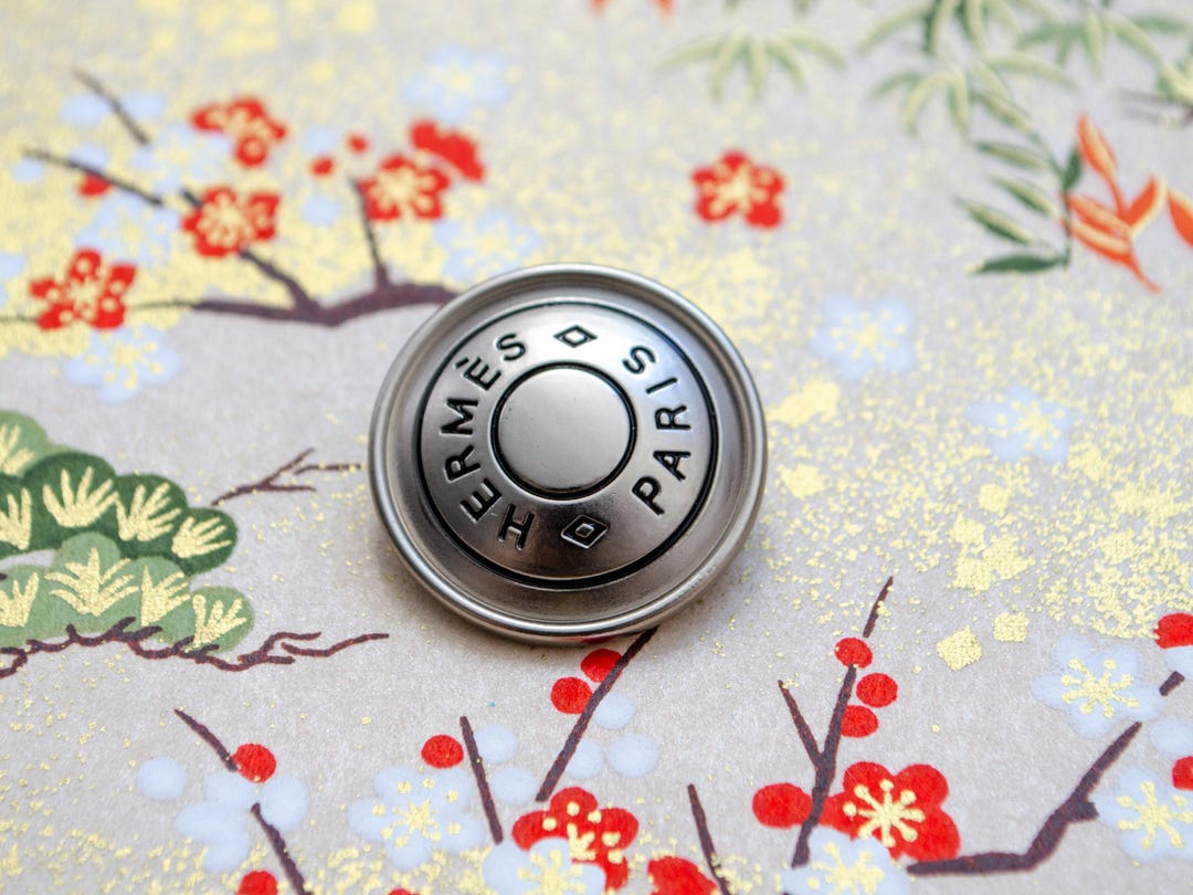 Vintage Hermes Metal Buttons. 25 Mm - Etsy