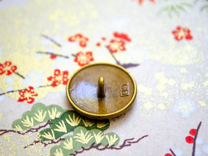 Vintage Dior Bronze Metal Buttons - Etsy