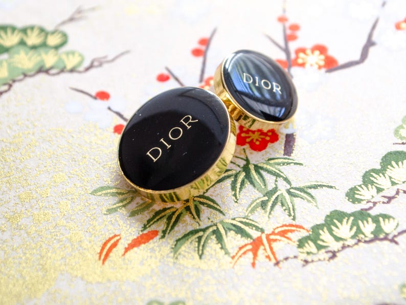 Vintage Dior Black Buttons. 2 Sizes - Etsy