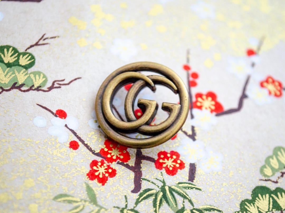 Vintage Gucci Bronze Metal Buttons. 2 Sizes - Etsy
