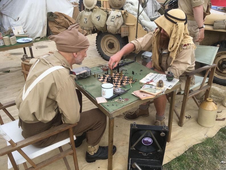 Bullet Chess Set, Ersatz Rough Hand Made WW2 Re-enactor/living History ...