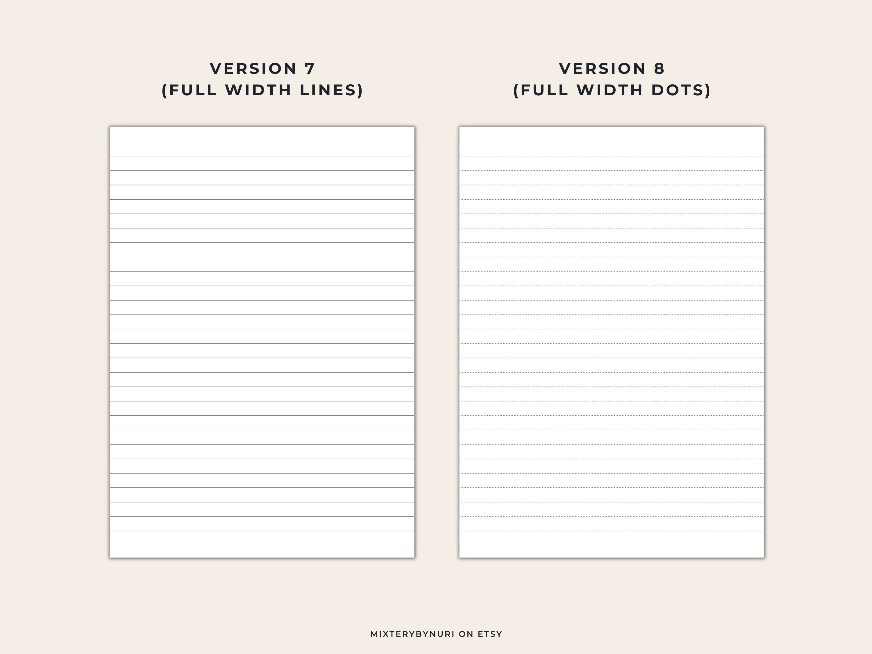 Notes Page Printable Template, Note Taking, Blank Writing Papers, Notes ...