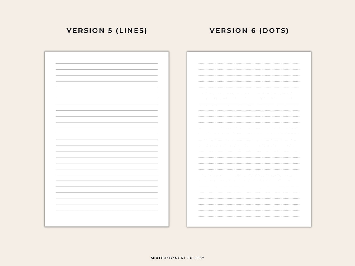 Notes Page Printable Template, Note Taking, Blank Writing Papers, Notes ...