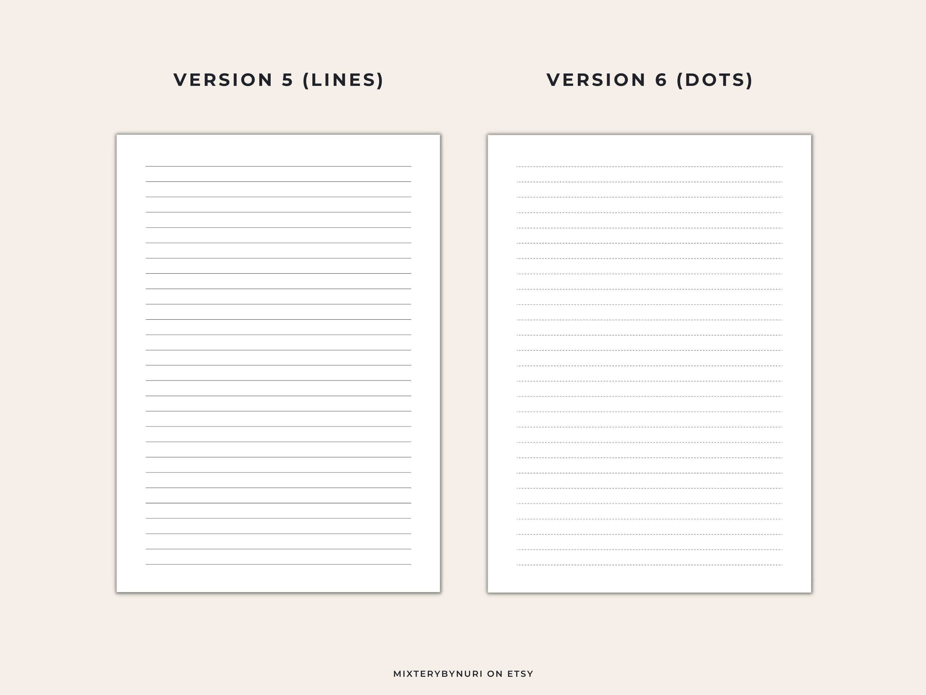 Notes Page Printable Template, Note Taking, Blank Writing Papers, Notes ...