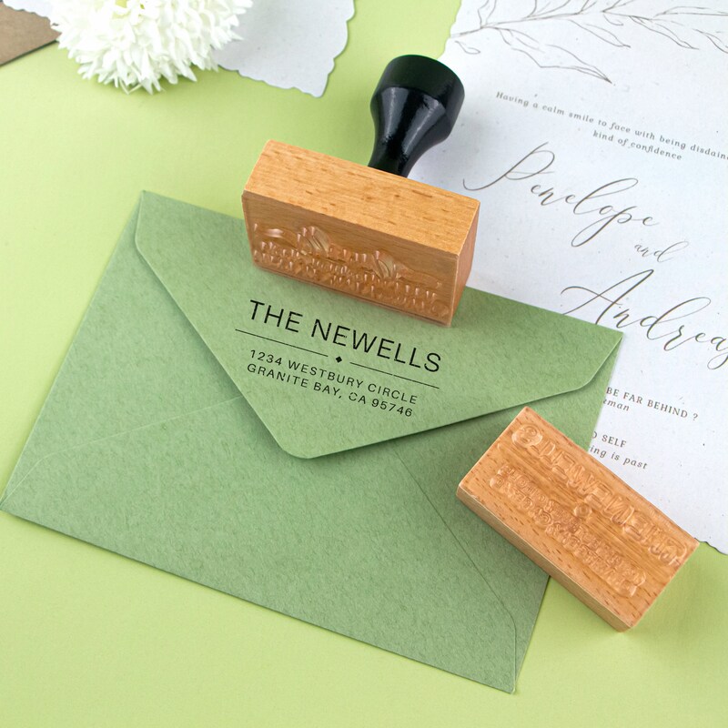 Custom Address Stamp - Etsy