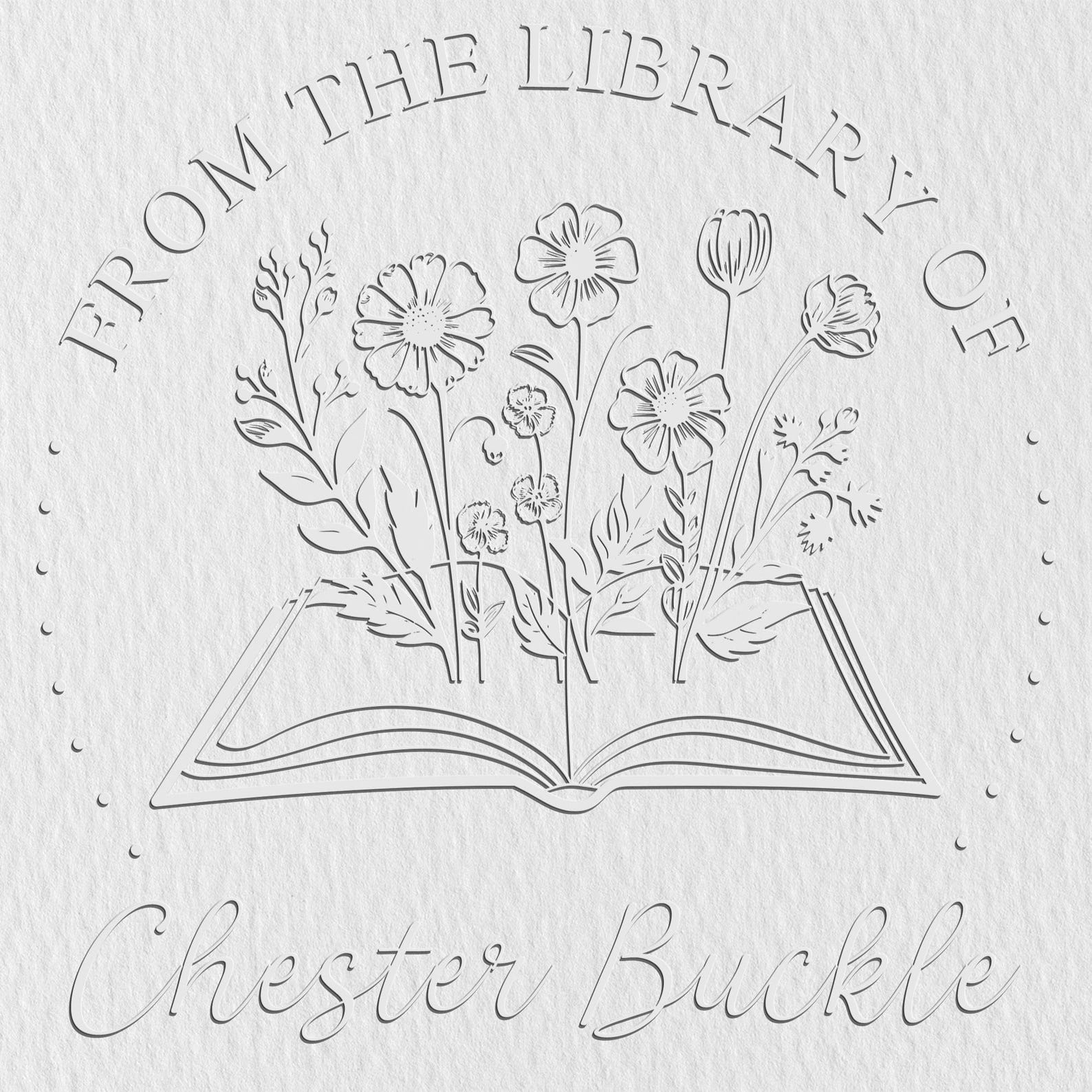 Personalized Book Embosser, Library Embosser Custom Any Logo, From the ...