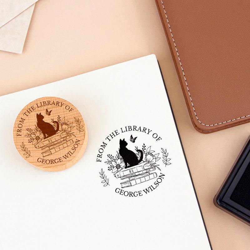 Personalized Book Stamps - Etsy