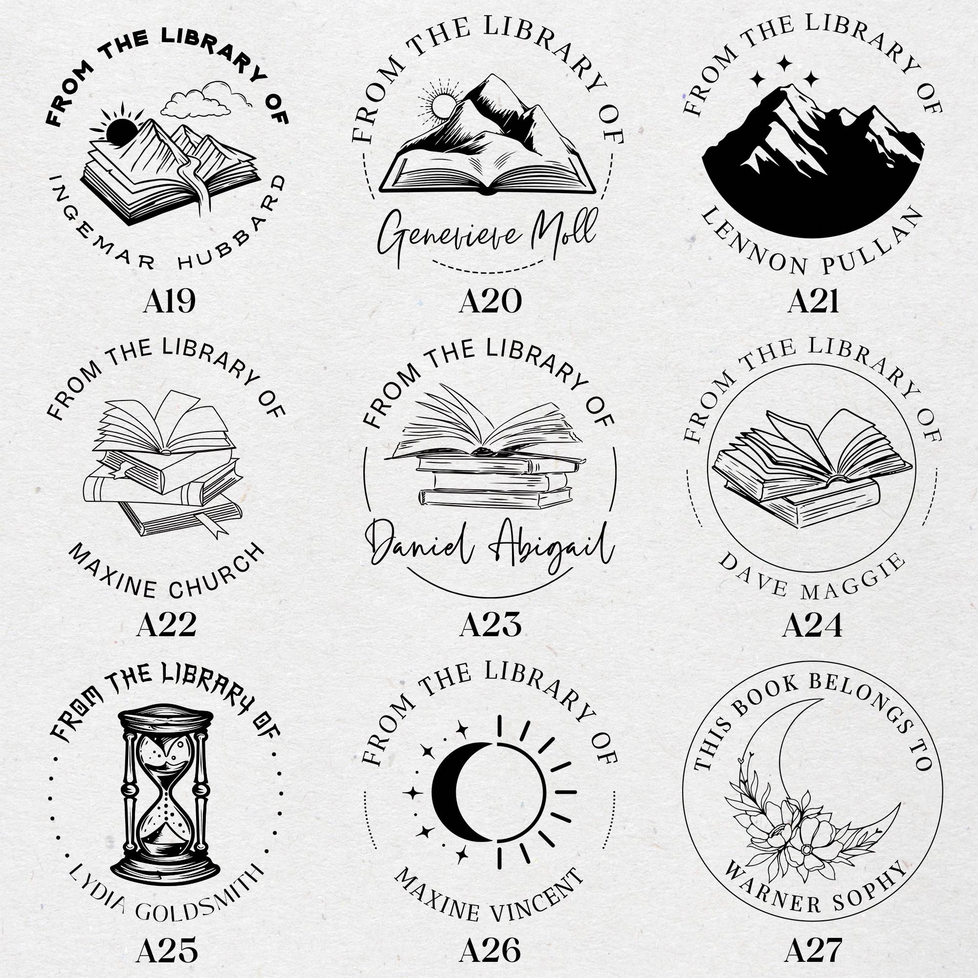 Personalized Book Embosser, Library Embosser Custom Any Logo, From the ...