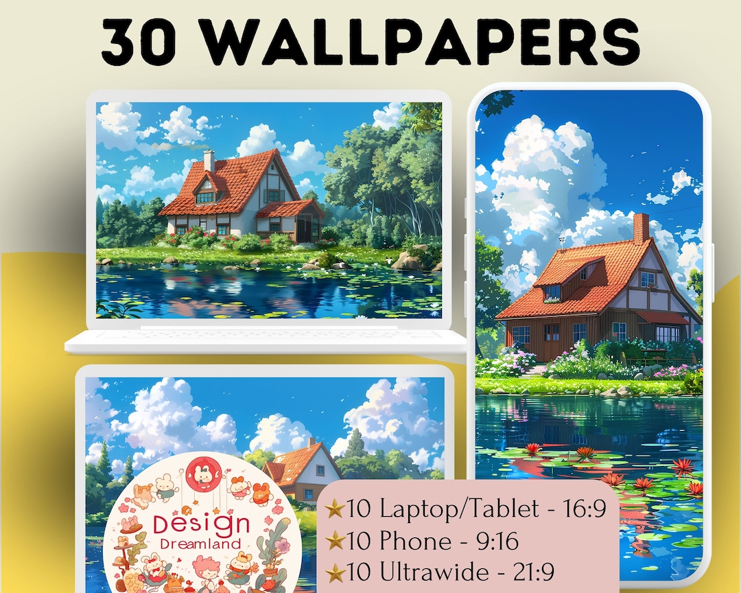 Studio Ghibli Spring Wallpaper, 4K Japanese Anime Digital Image ...