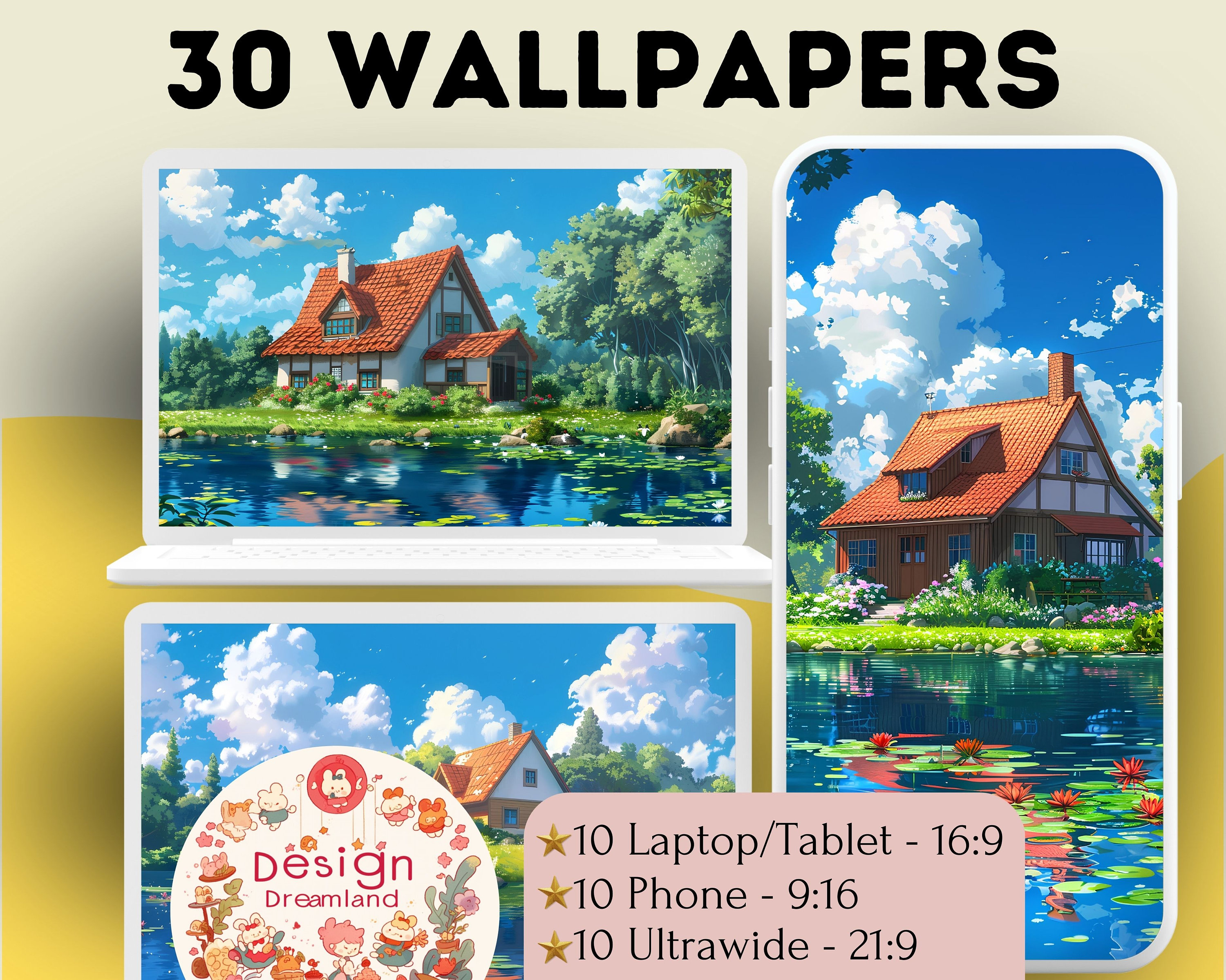 Studio Ghibli Spring Wallpaper, 4K Japanese Anime Digital Image ...