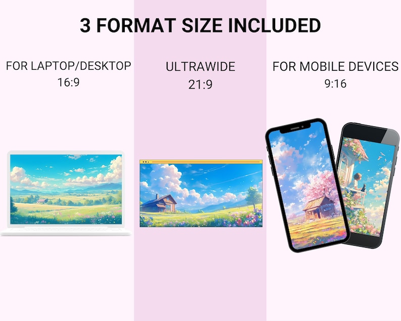 Kawaii Cottage Wallpaper, Pastel Pink Gamer Screensaver, Cute Aesthetic ...