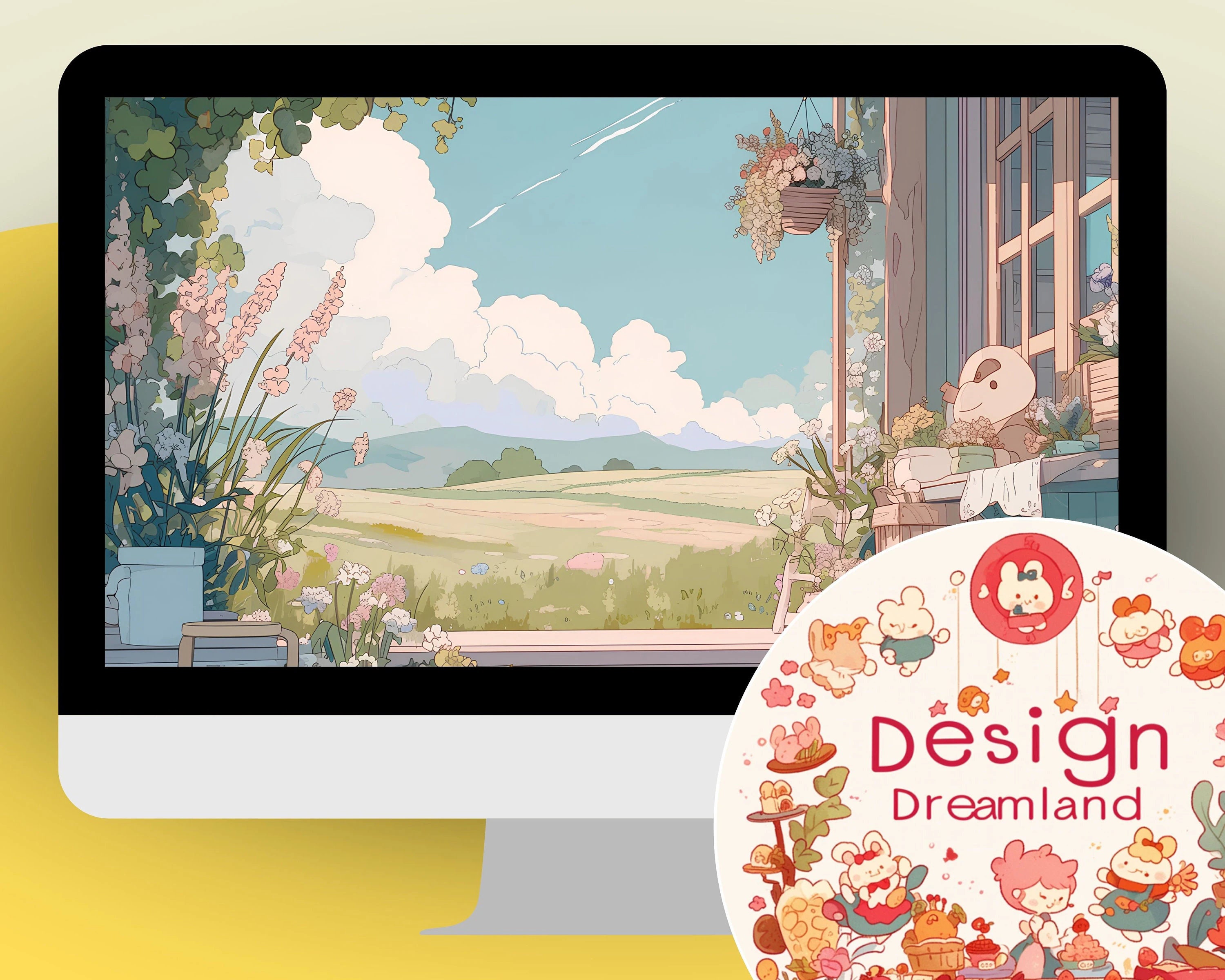 Ghibli Wallpaper MEGA Bundle, Cute & Cozy Anime Wallpapers for Tablets ...