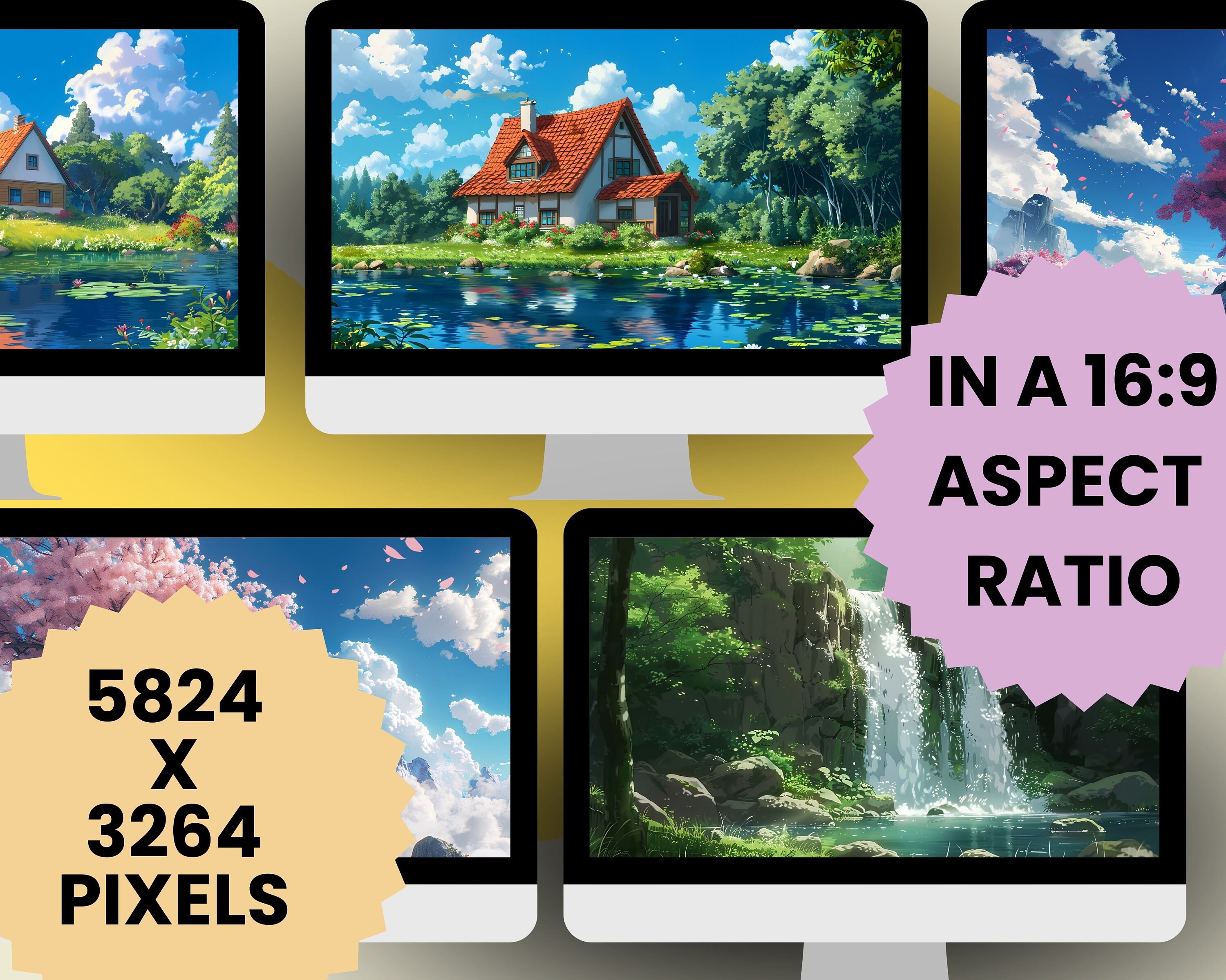 Studio Ghibli Spring Wallpaper, 4K Japanese Anime Digital Image ...