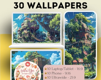 Cute Desktop Wallpaper, Adorable Ghibli Anime Screensaver, Studio ...