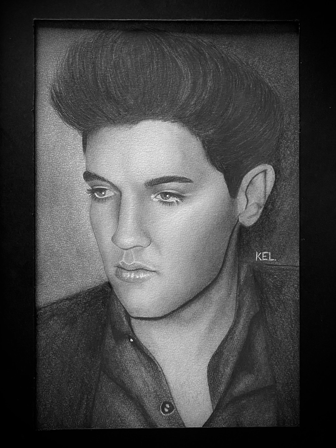 Elvis Presley Drawing A4 Print - Etsy