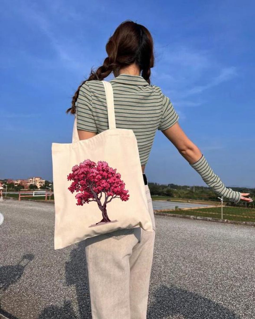 Canvas Tote Bag Tree Diagram & Schematics Forest Bag Groomsmen Gift Bag ...