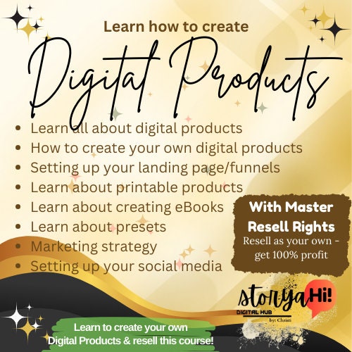 Digital Product Creation GOLD Bundle - Etsy