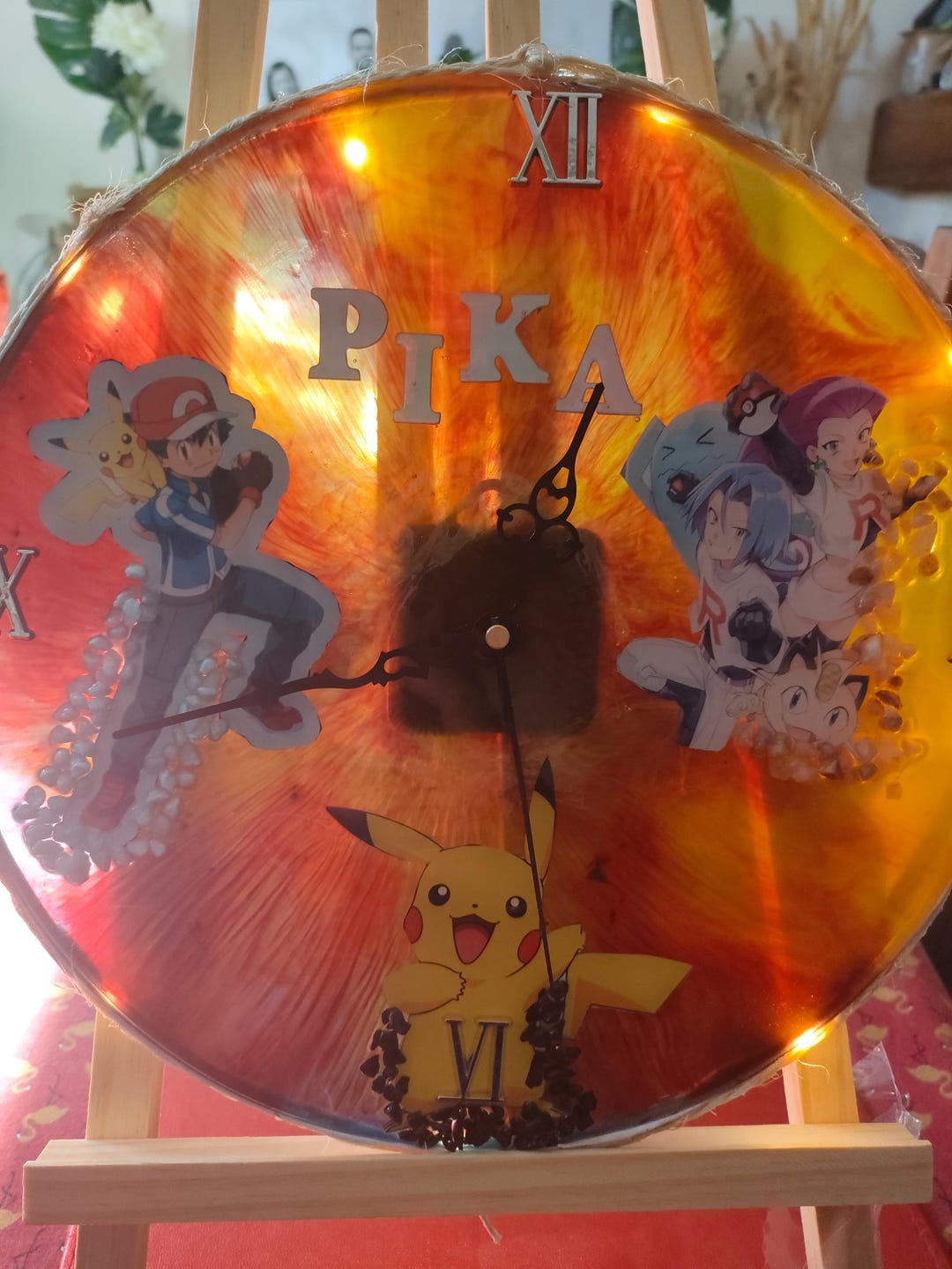 Pikachu Clock - Etsy