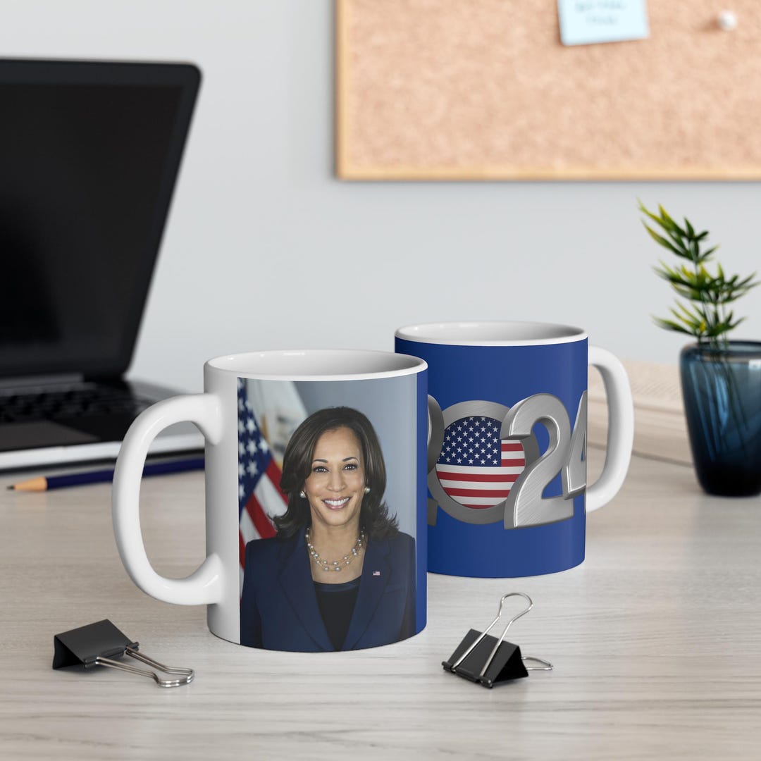 Kamala Harris 2024 Ceramic Coffee Mug 11oz. Presidential Election. Vote ...