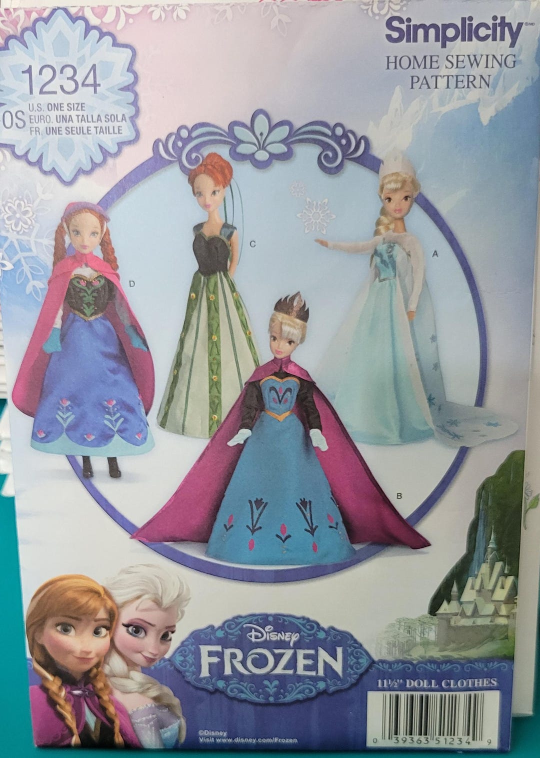 Simplicity 1234 11 Doll Clothes Pattern - Etsy