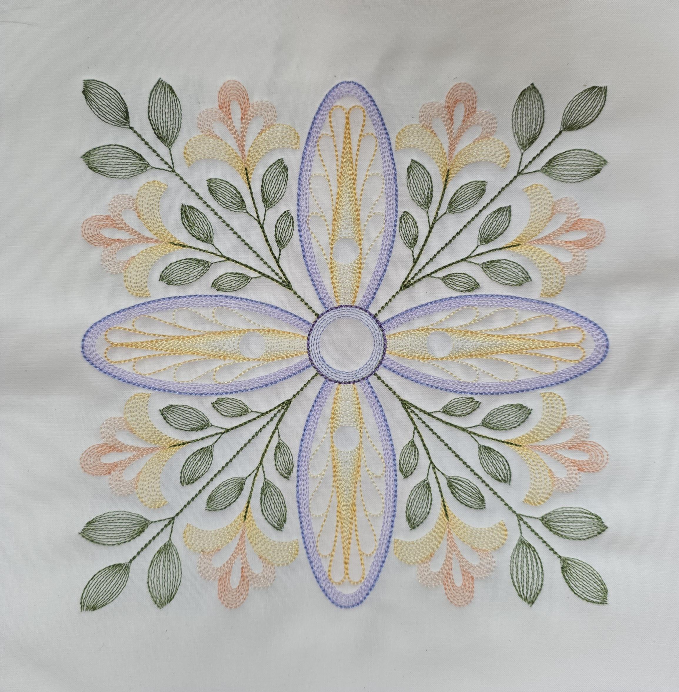 Machine Embroidered Quilt Blocks - Etsy