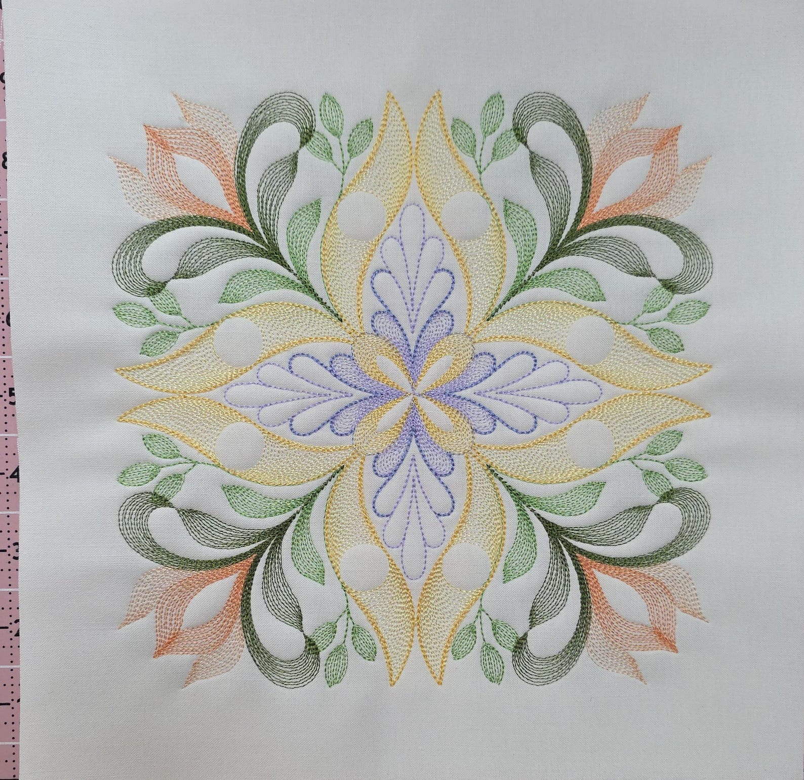 Machine Embroidered Quilt Blocks - Etsy