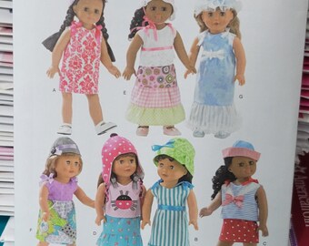 Simplicity 2458 18" Doll Clothes Pattern - Etsy