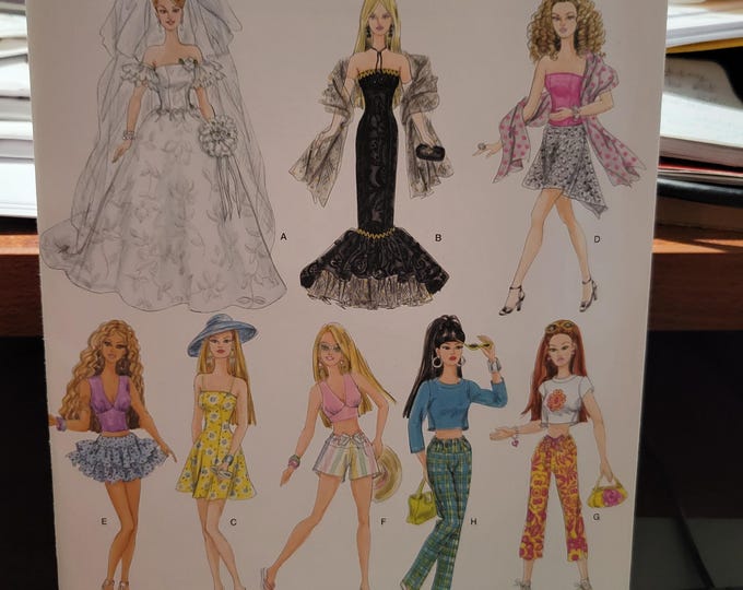 Simplicity 4719 Barbie Dress Pattern - Etsy