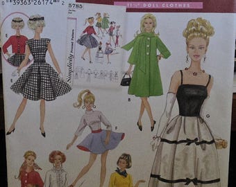 Simplicity 2458 18" Doll Clothes Pattern - Etsy