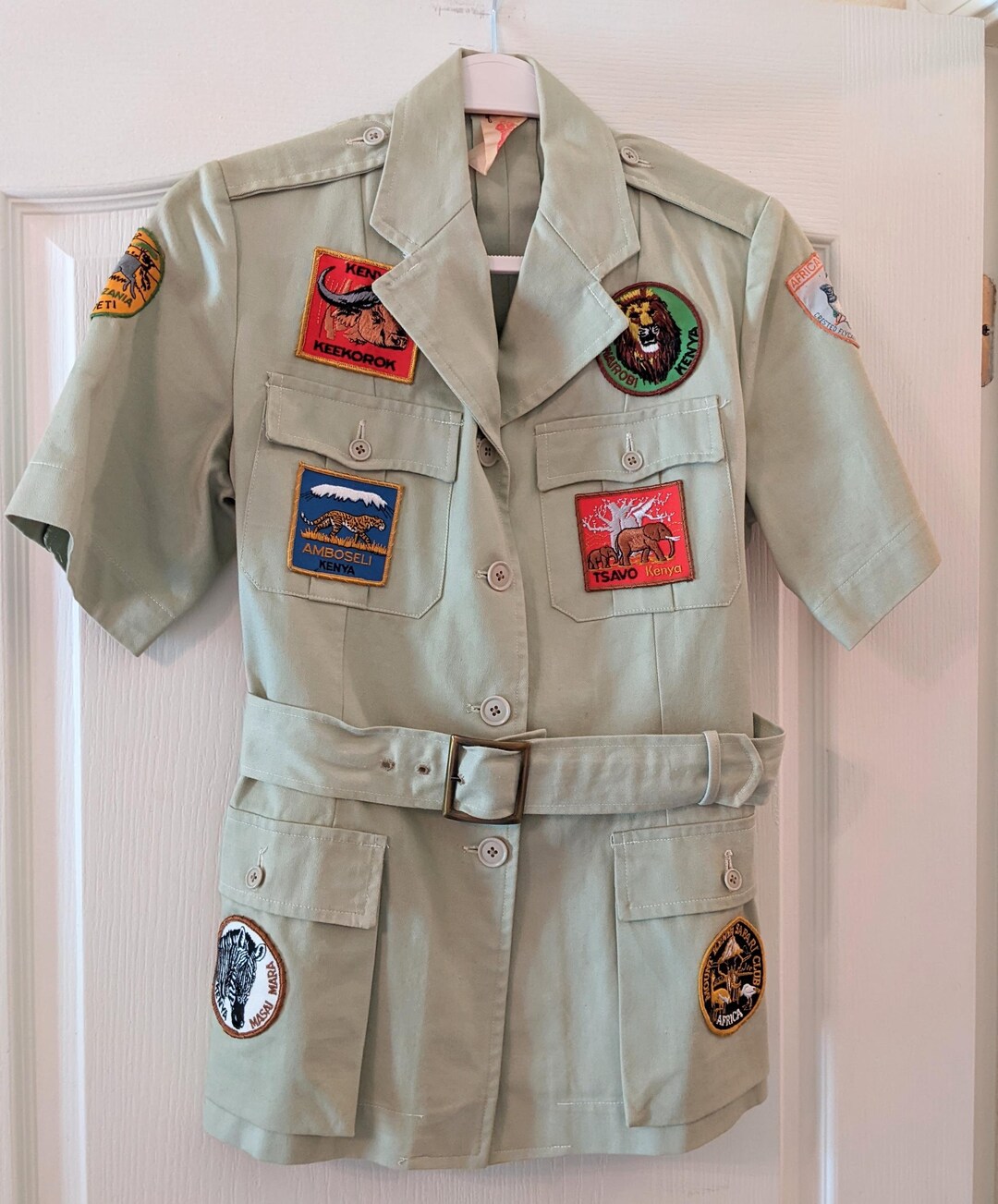 Rare Vintage Safari Jacket With African Game Reserve Patches - Etsy