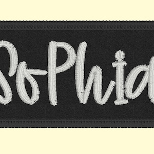 Custom Embroidered Name Patch: Iron-on Personalized Badge (2x3) - Etsy