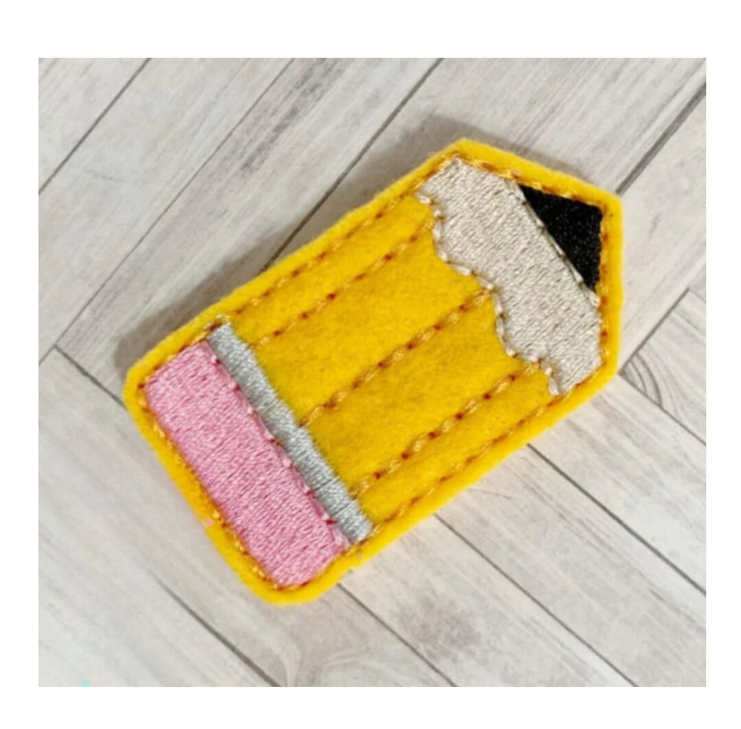 Felties Teacher School Pencil Hair Bow Accessories Hair Clips Kids Shoe ...