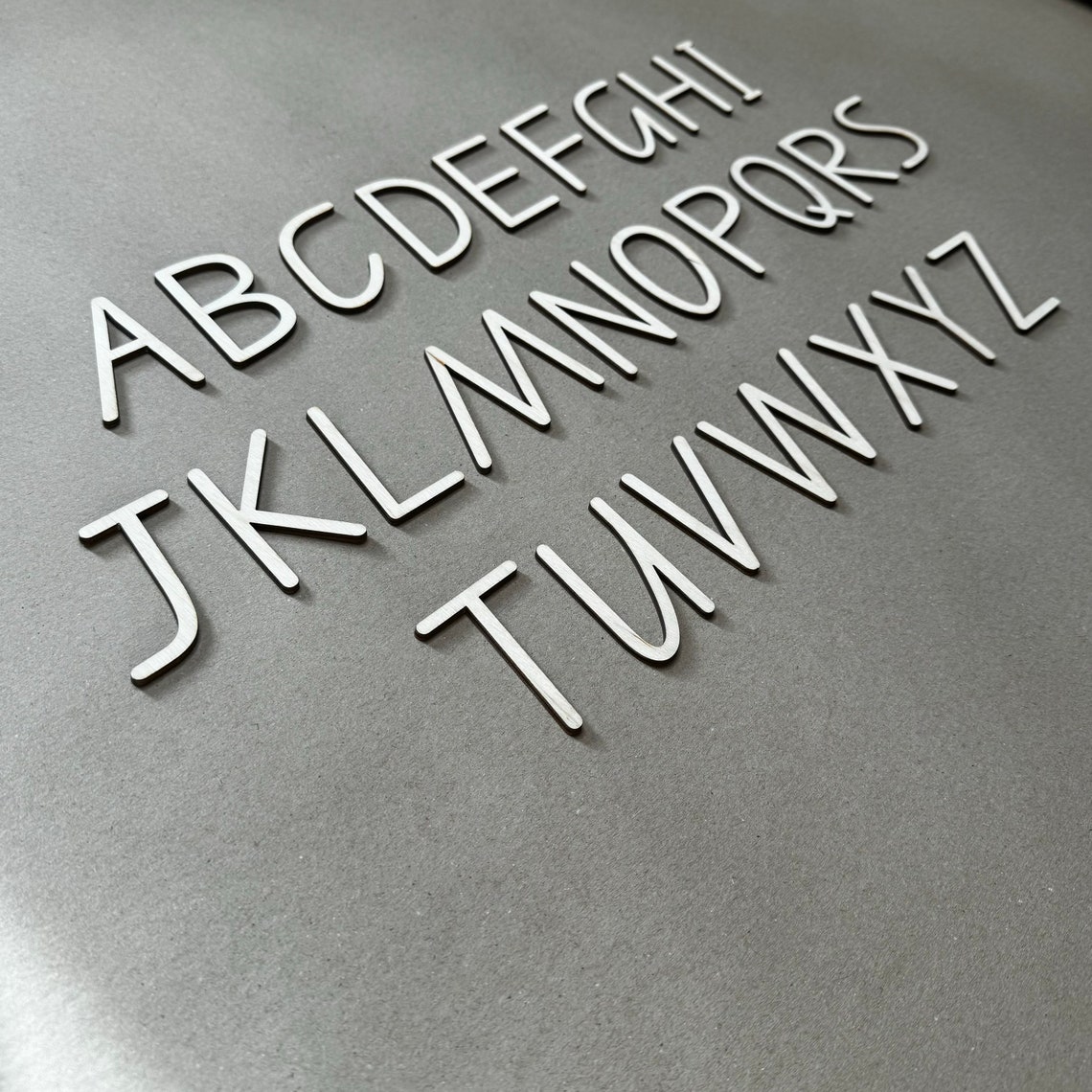 Movable English Alphabet Uppercase Letters in Queensland QLD Font for ...