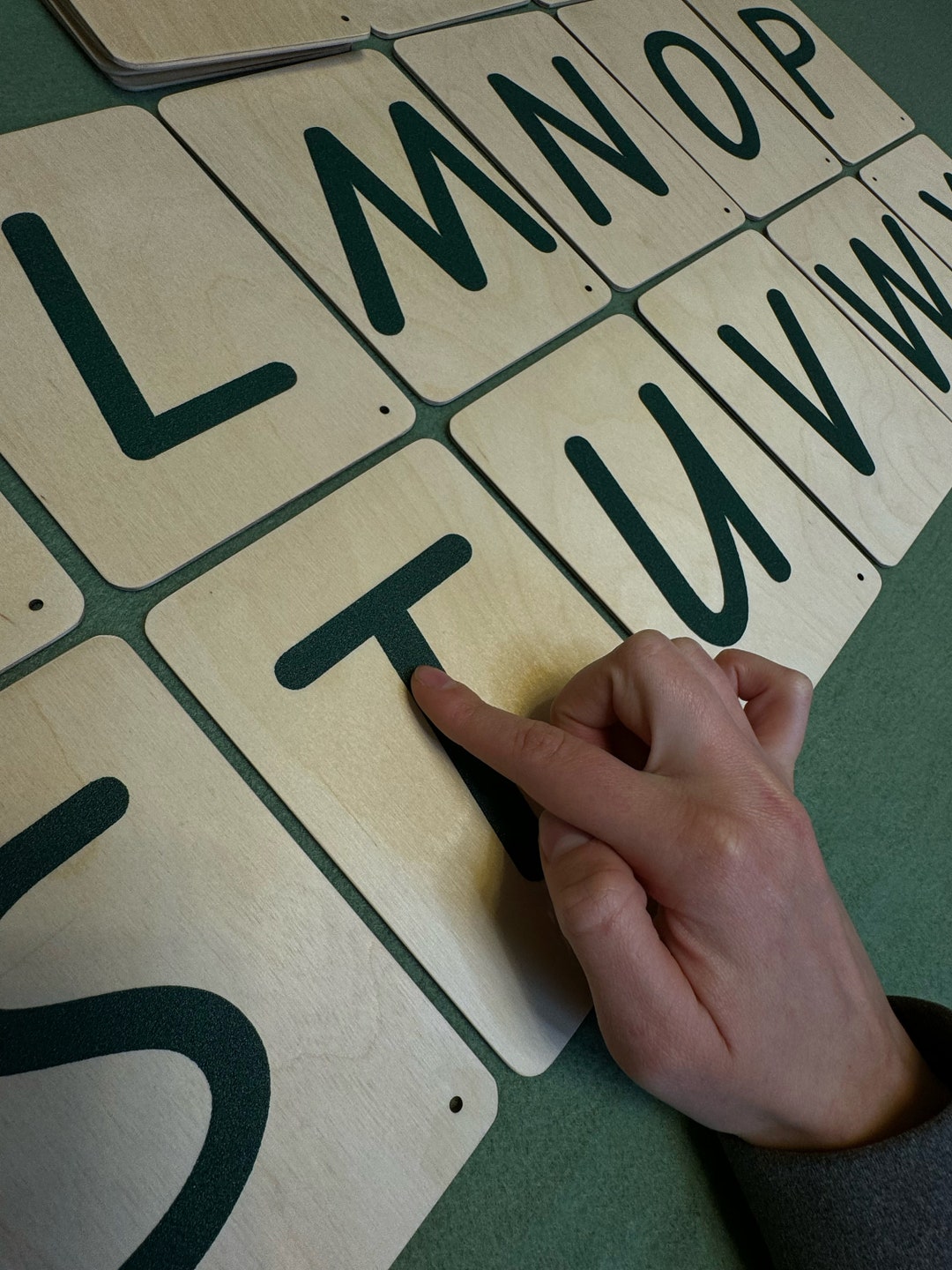 Wooden Sandpaper Uppercase Letters, English Alphabet Set, Queensland ...