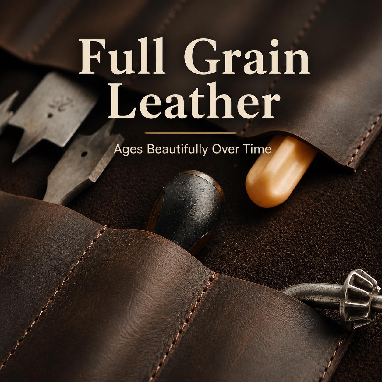 Engraved Chisel Roll, Leather Tool Case, Tool Roll Leather, Tool Roll ...