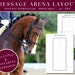 Printable Dressage Arena Layouts Pack | Equestrian Dressage Templates ...