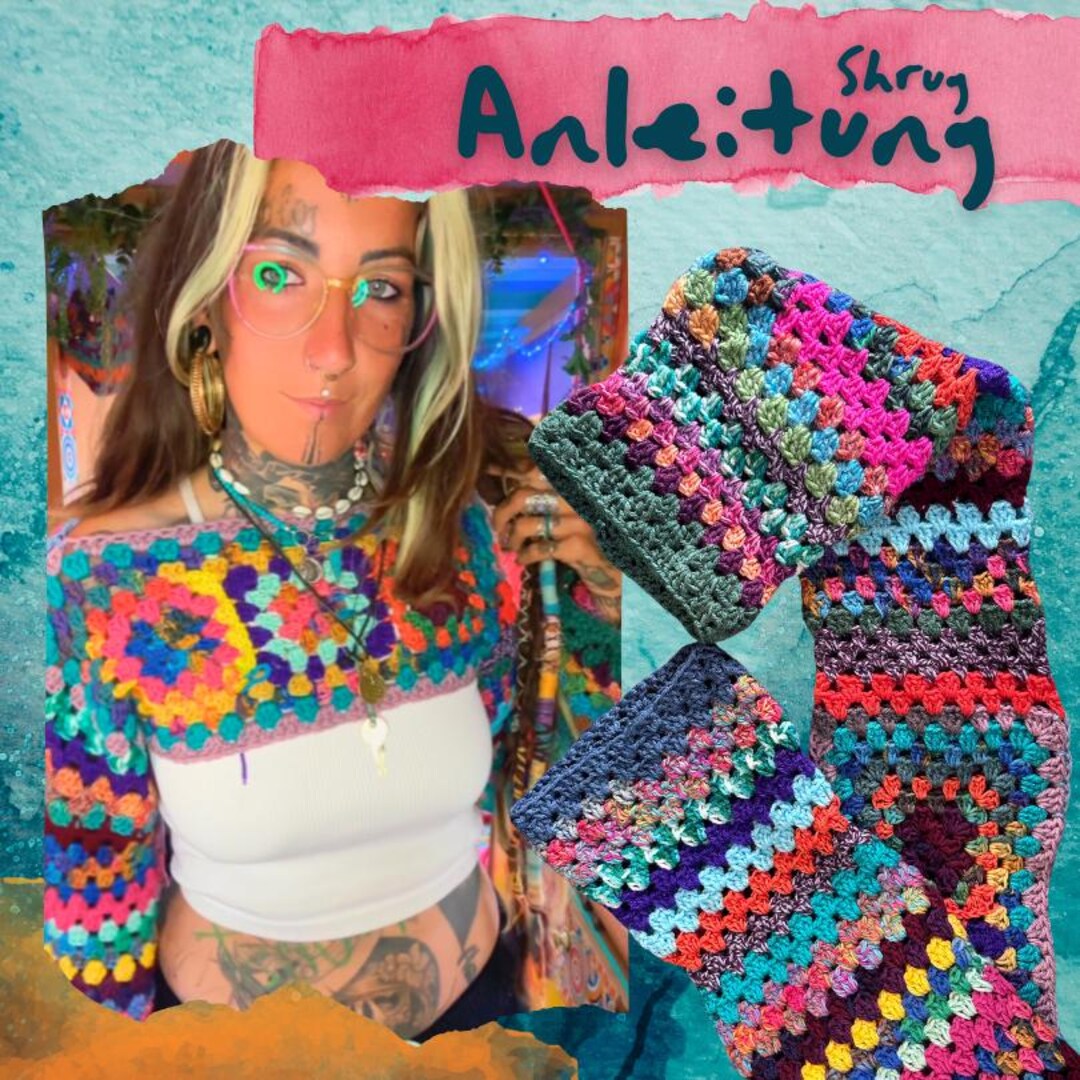 Four Eye Kalisa Shrug Crochetpattern - Etsy