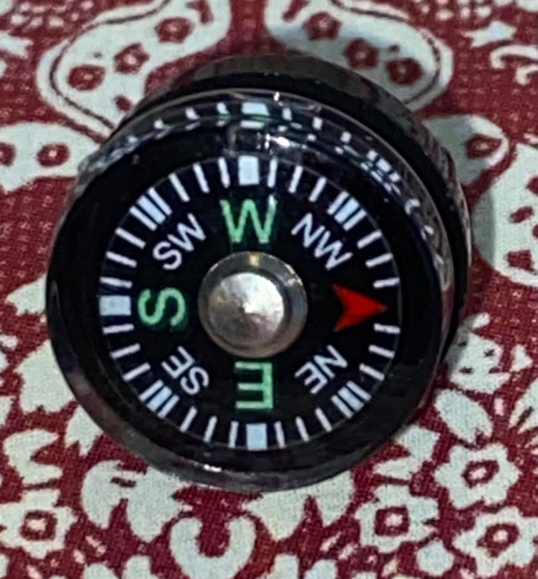 Moveable & Verbal COMPASS Realistic Sewing Button HTF Fun - Etsy