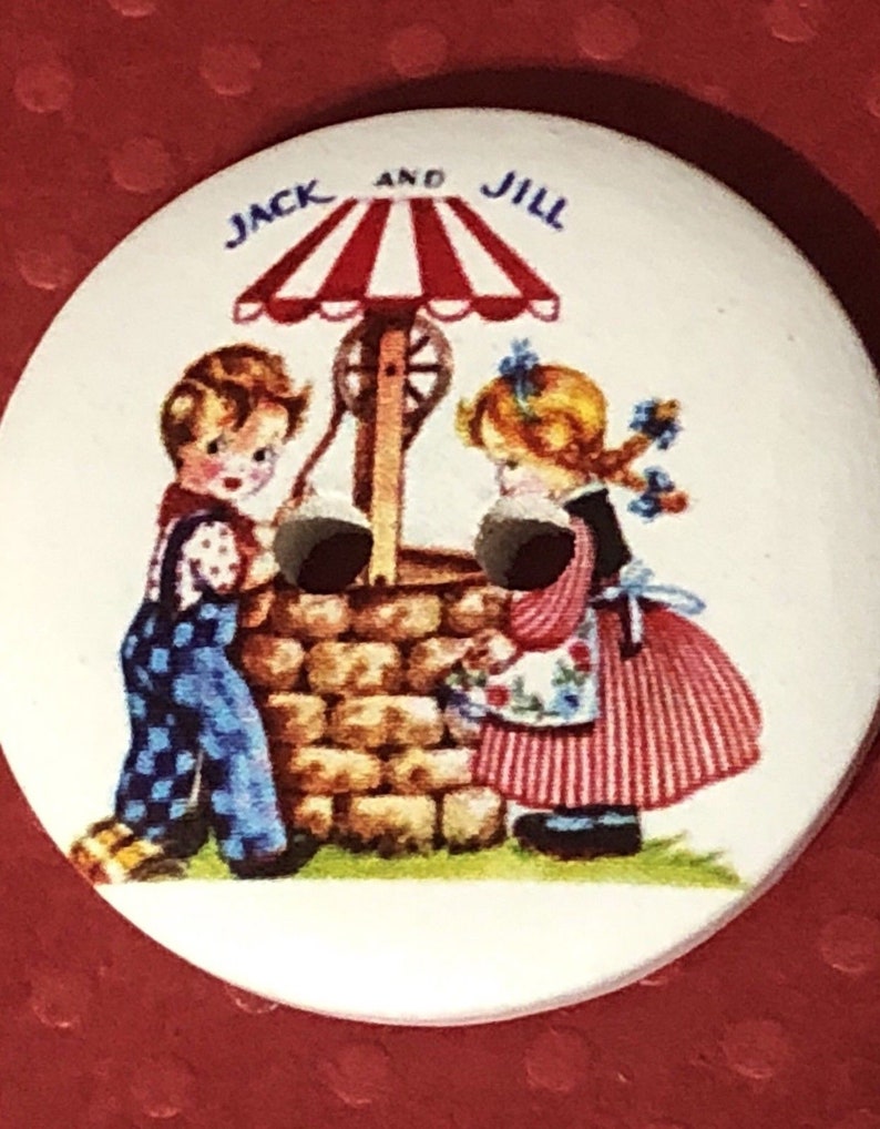 Nursery Rhyme 5 Button Set Humpty Dumpty Little Red Riding - Etsy