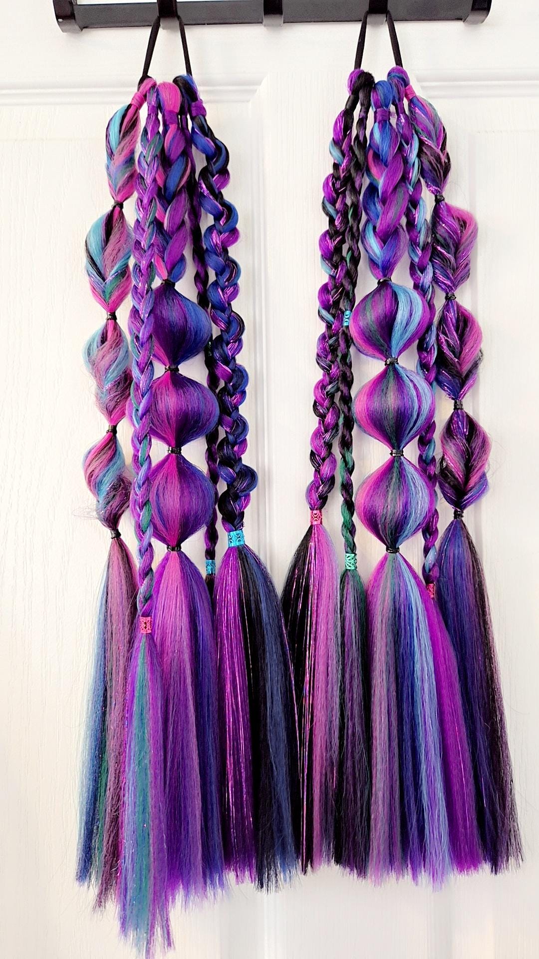 Galaxy Jewel Hair Braids: Festival Wear - Etsy