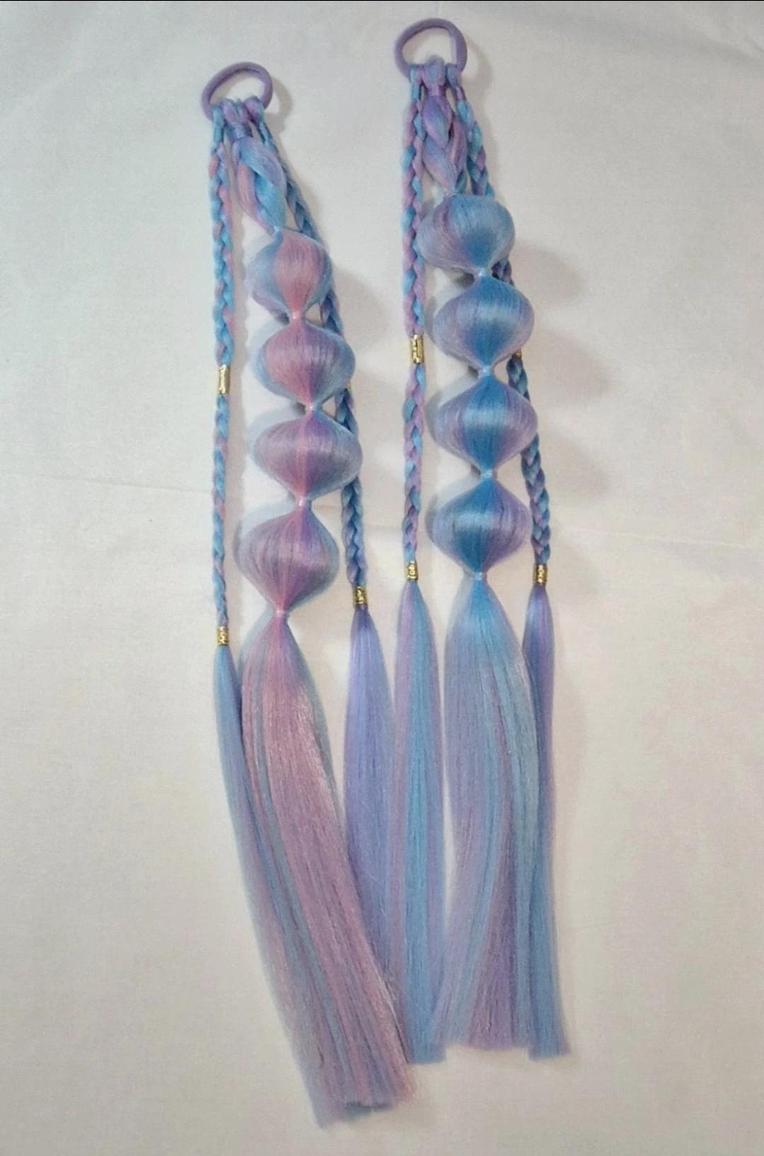 Braided Mermaid Hair Ties: Medium Length Hair Bobbles - Etsy