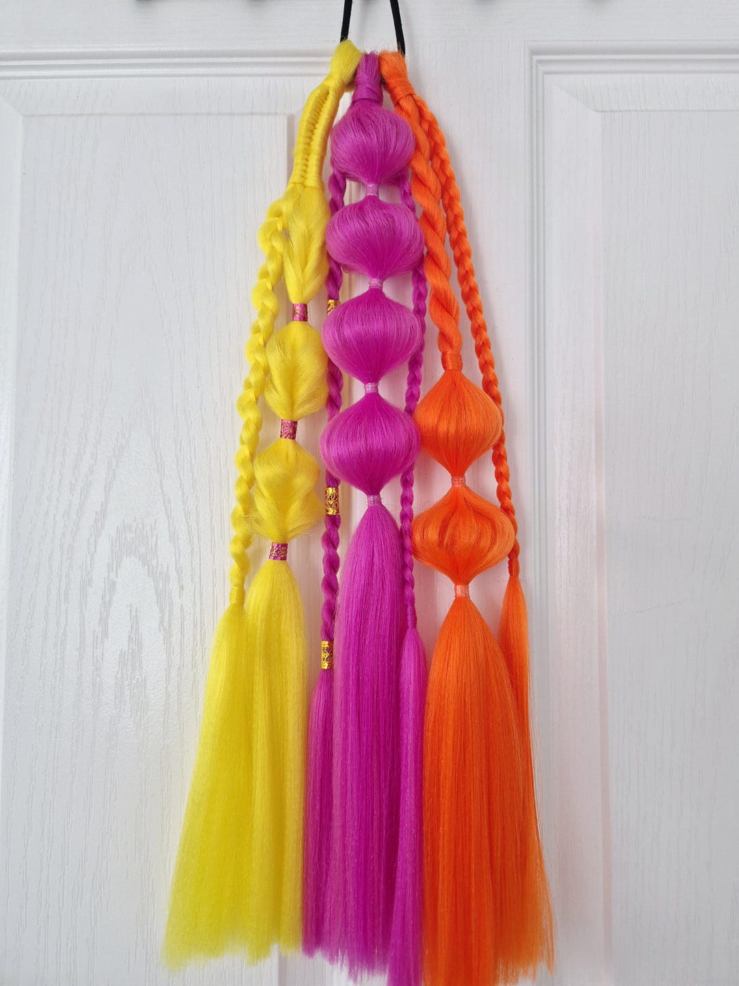 Braided Hair Bobble: Festival Hair Accessory - Etsy